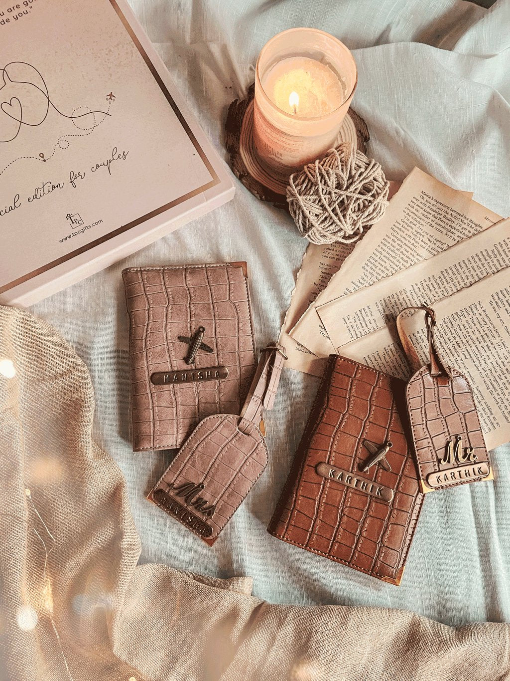 Couple Passport Cover & Holder | TPC Gifts | TPC Gifts