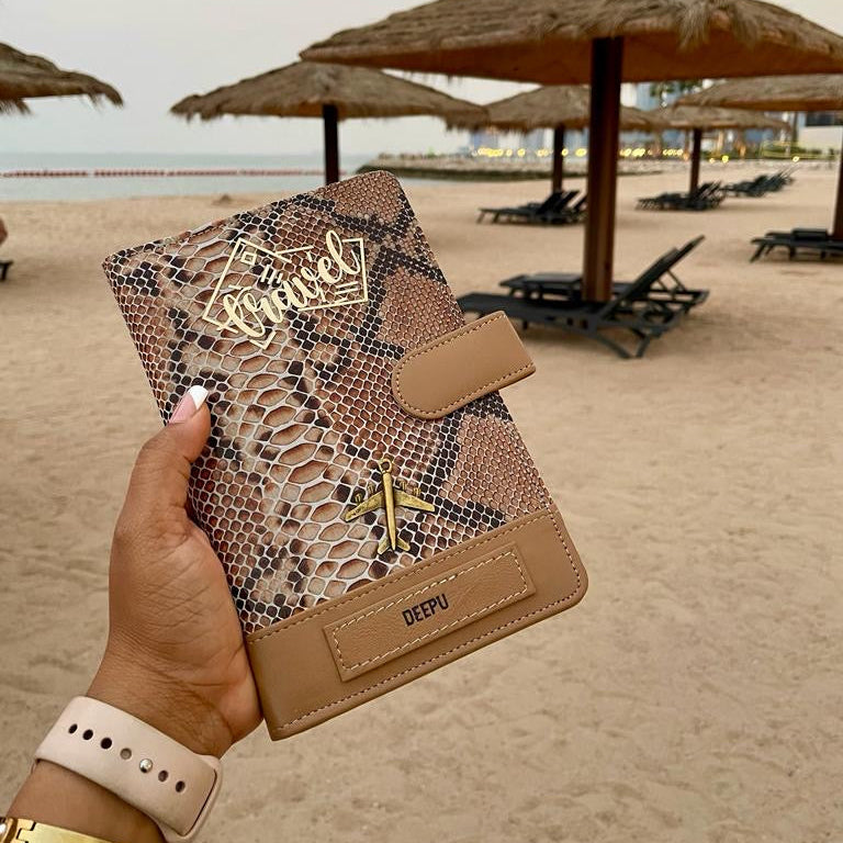 Golden Lark Designer Travel Wallet | TPC Gifts